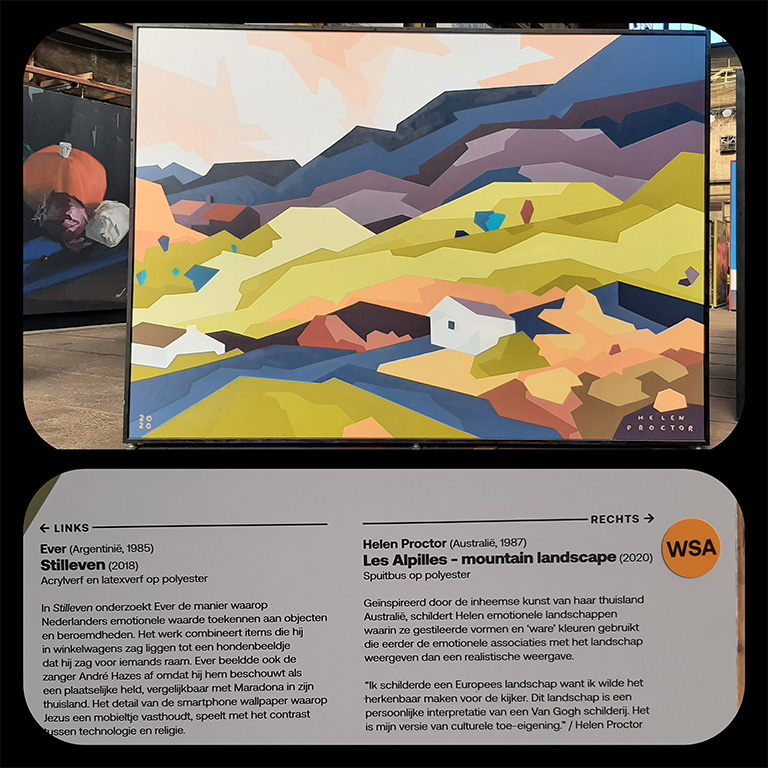 Women in street art in STRAAT Amsterdam - Wilma Takes a Break